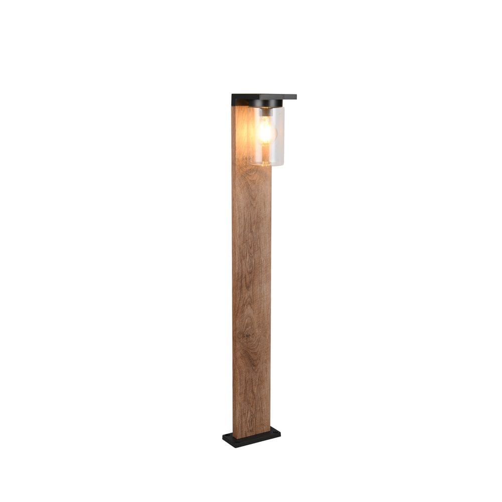 Trio Lighting Pullert Ardila 100 cm, Træ/mat sort - Belysning | Trademax