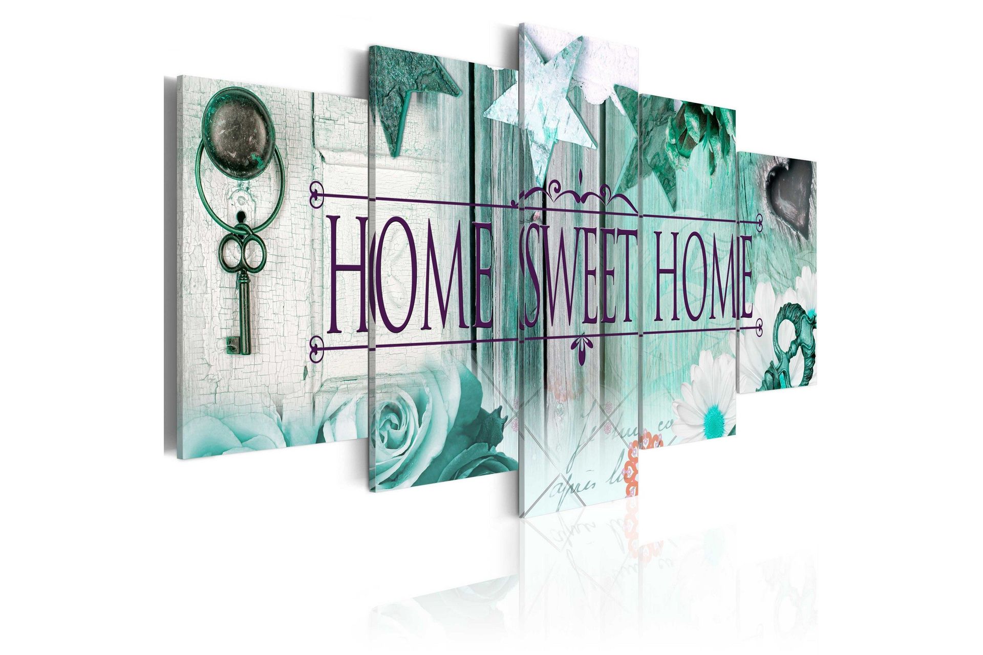 Billede Key On The Emerald Background 200x100 Artgeist sp. z o. o ...