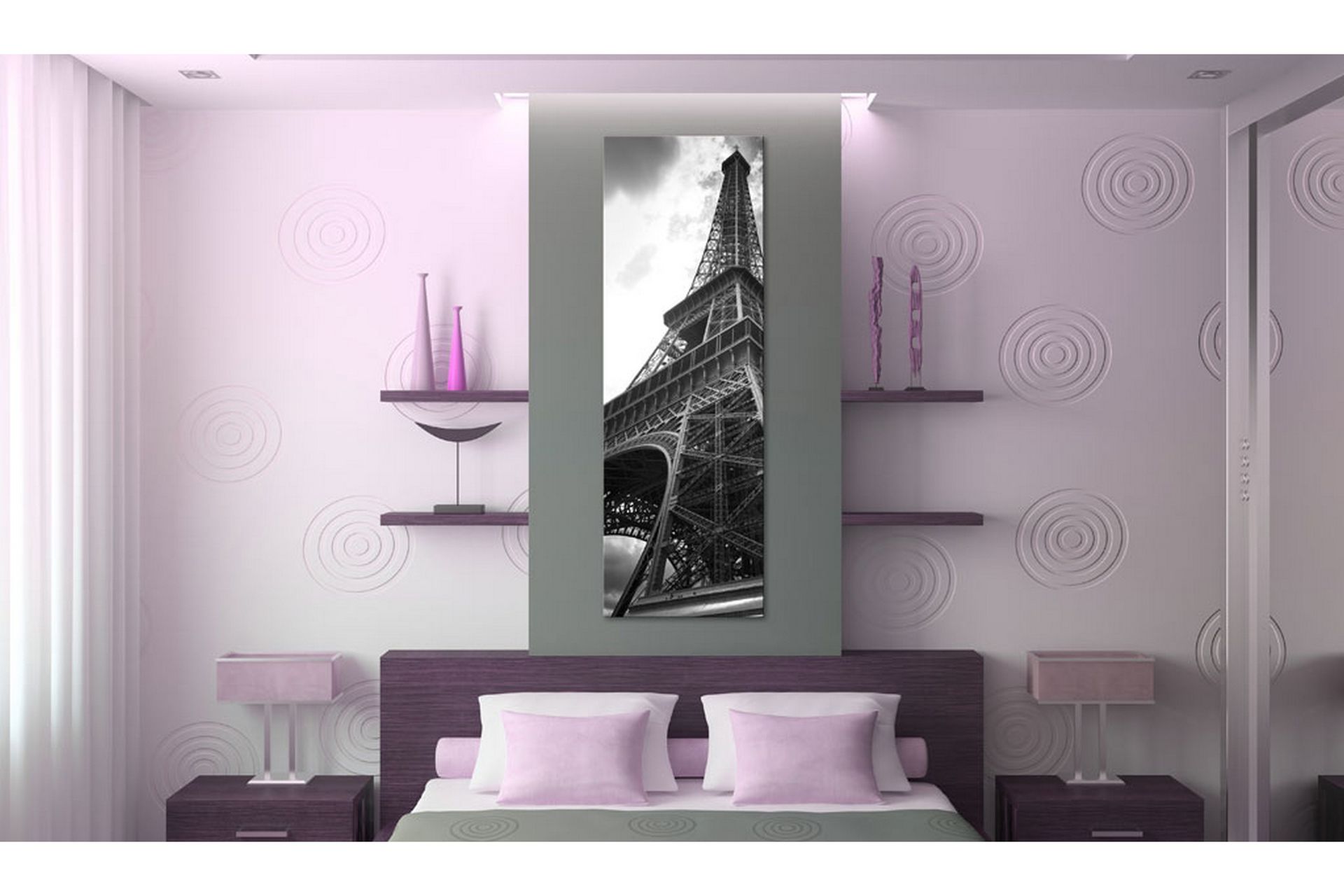 Billede Oneiric Paris black and white 40x120 Artgeist sp. z o. o. - Boligtilbehør | Trademax