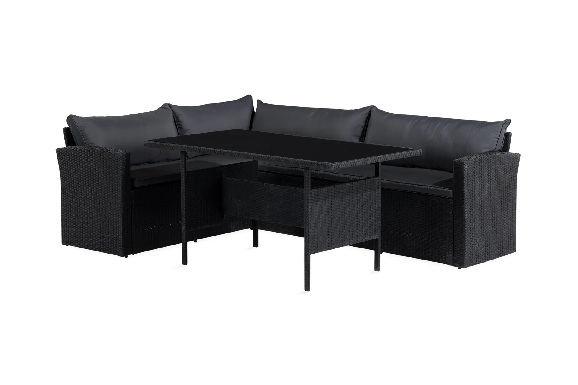 Comfort Garden James Light Sofagruppe 5-personers Sort - Have | Trademax