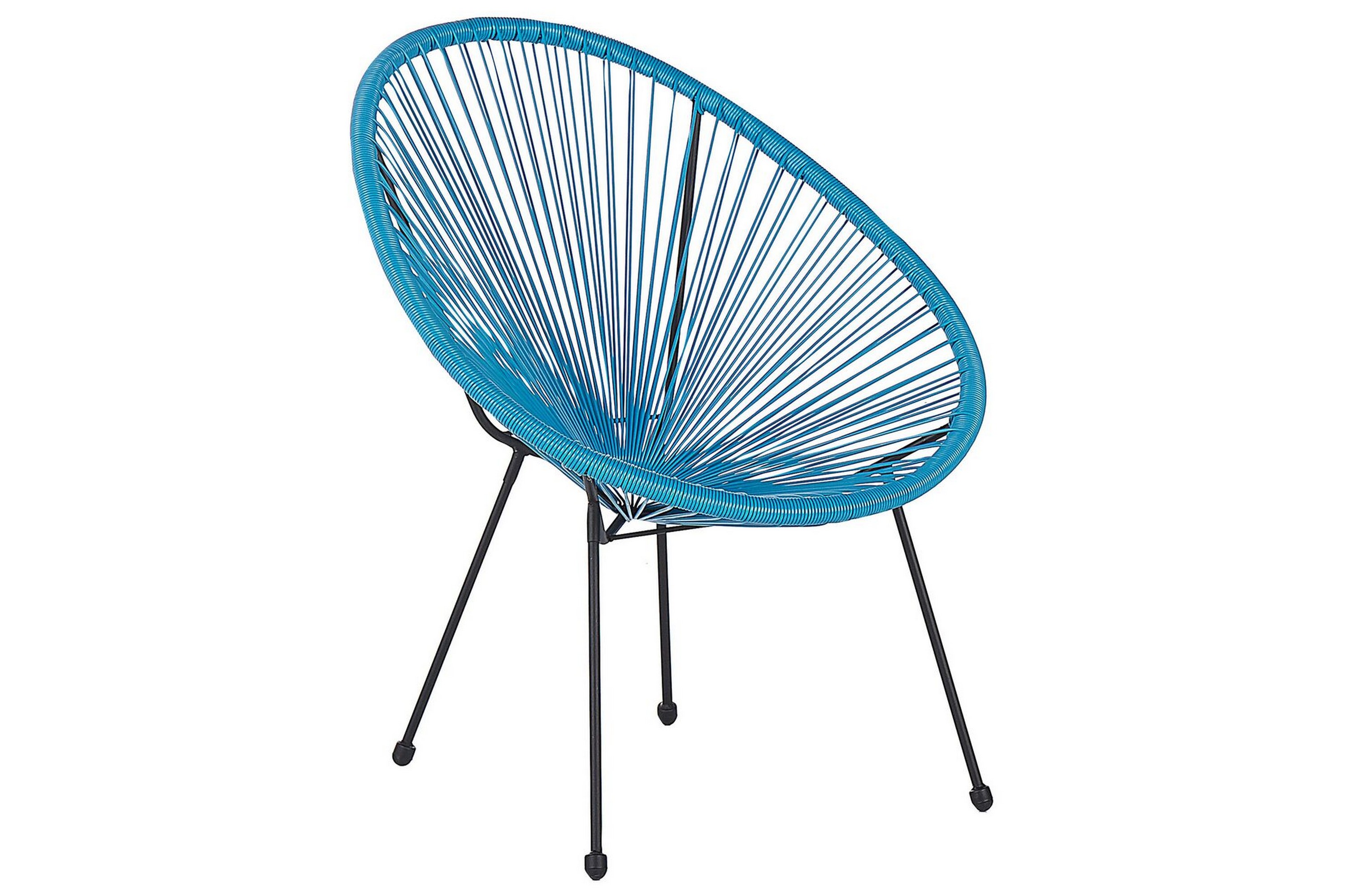 Cayaco Udendørslænestol Sort/Blå - Havemøbler | Trademax