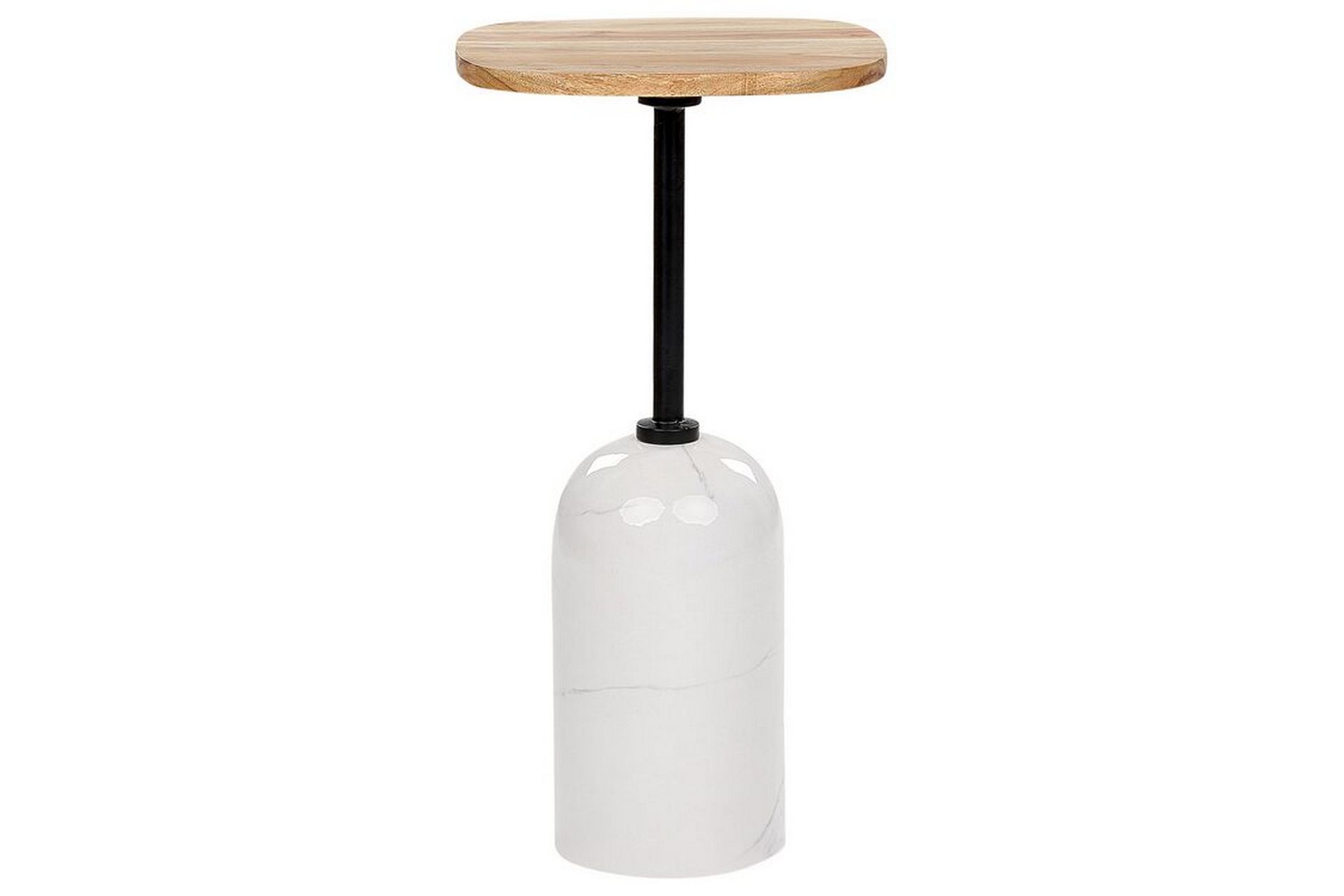 Faust Sidebord 30 cm Hvid/Lyst træ - Møbler | Trademax