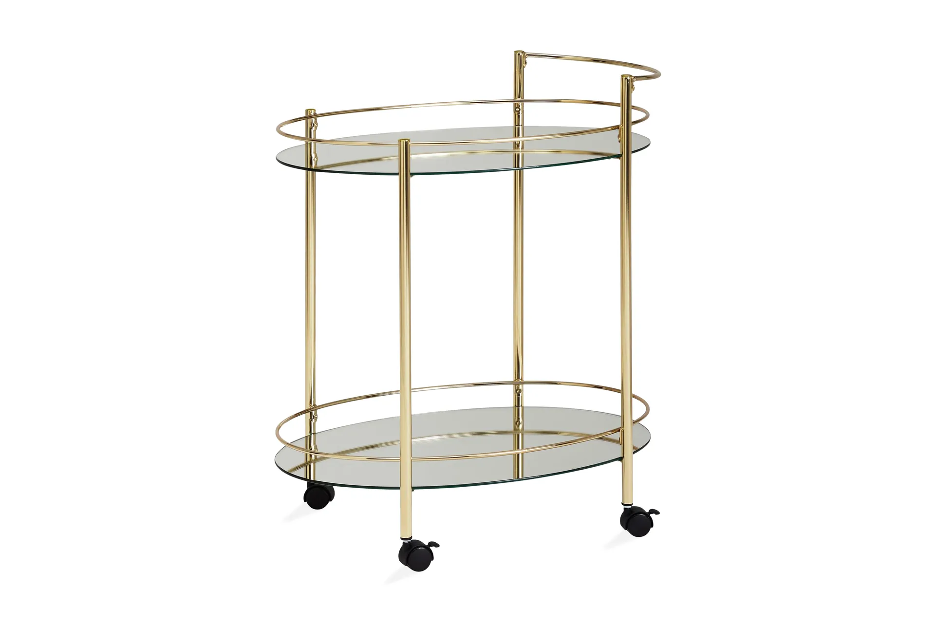 Wohnling Kenebrew Serveringsvogn 67x46 cm Guld - Møbler | Trademax