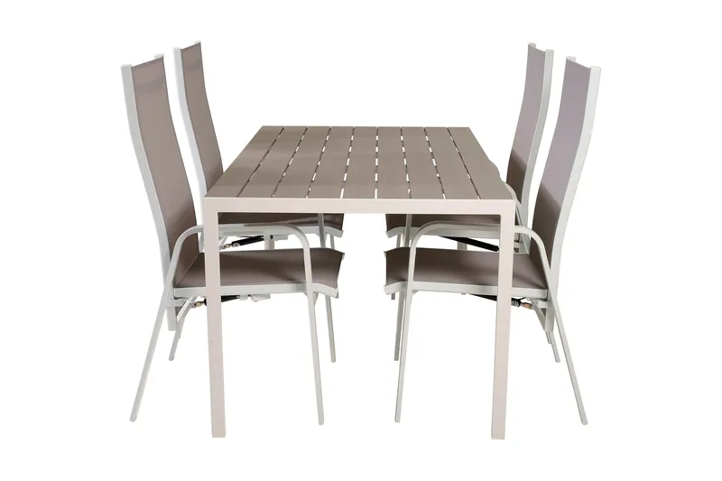 Buitepos Spisebordssæt inkl 4 Dusternbrook Armstole - Spisebordssæt ...