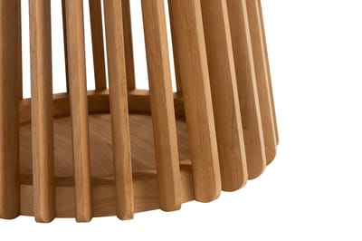 Bark Peyra Spisebord 120 cm Rundt Eg Natur - Møbler | Trademax