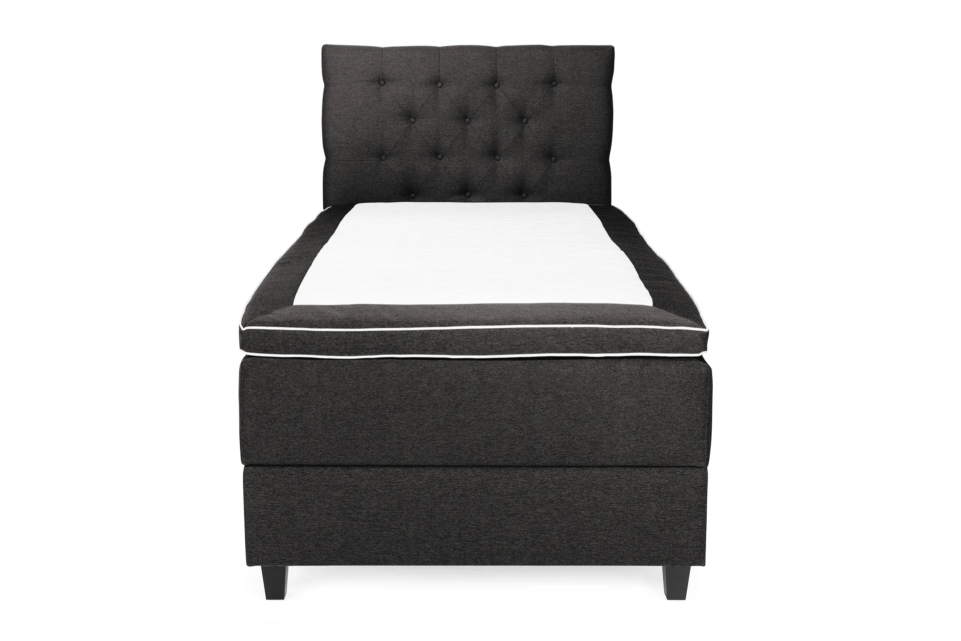 Berg & Strand Royal Box Bed Komplet Sengepakke 80x200 Mørkegrå - Møbler ...
