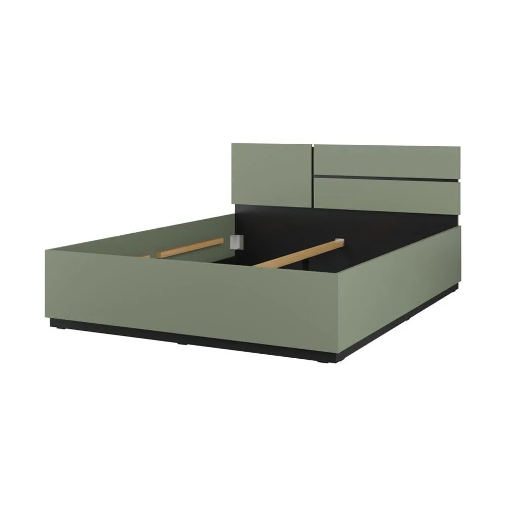Seng Cross S 160 cm, Grøn - Møbler | Trademax