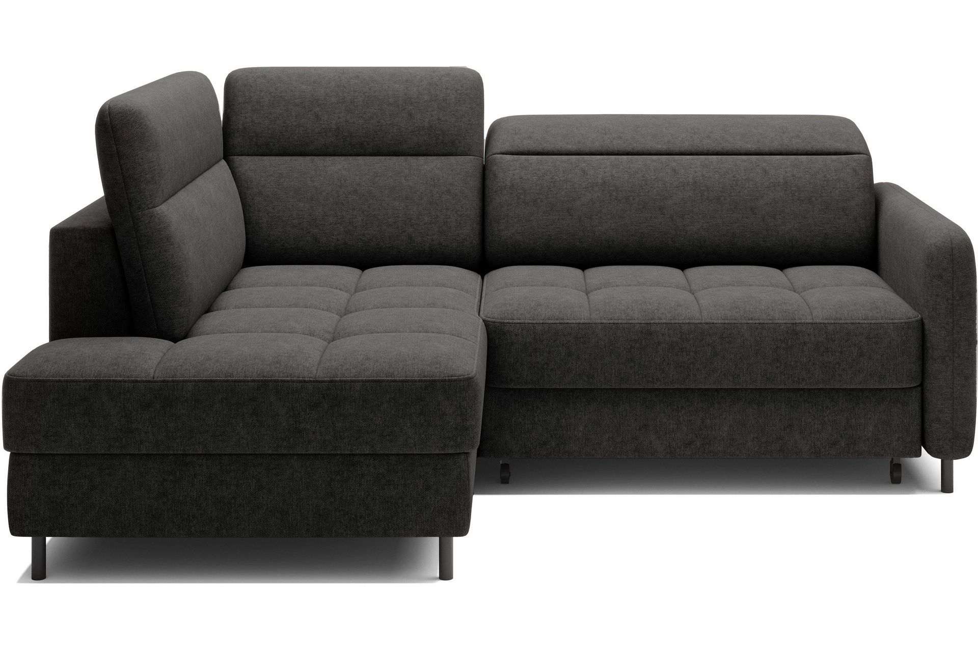 Masuo Sovesofa med Chaiselong 3-personers Mørkegrå - Møbler | Trademax
