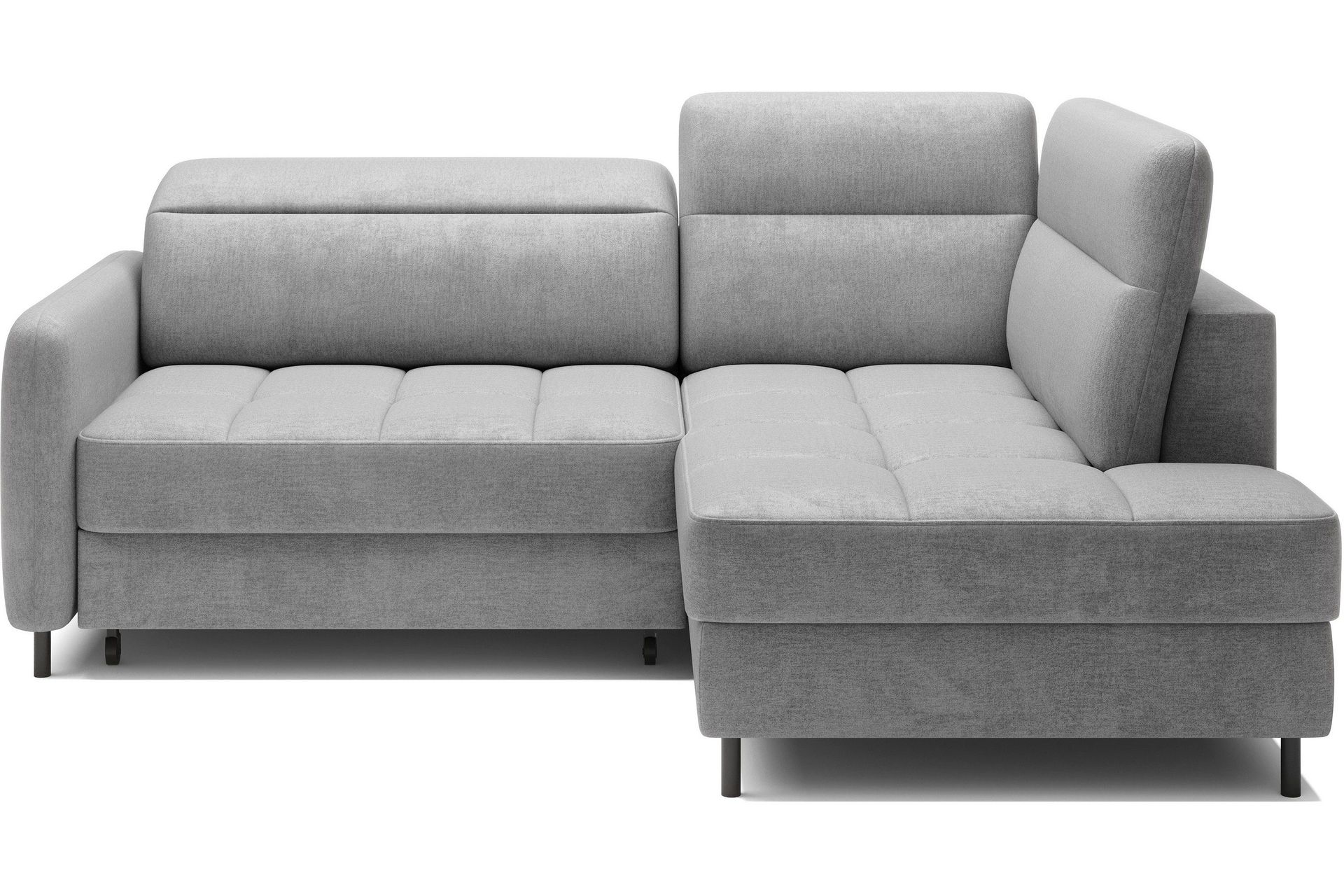 Masuo Sovesofa med Chaiselong 3-personers Grå - Møbler | Trademax