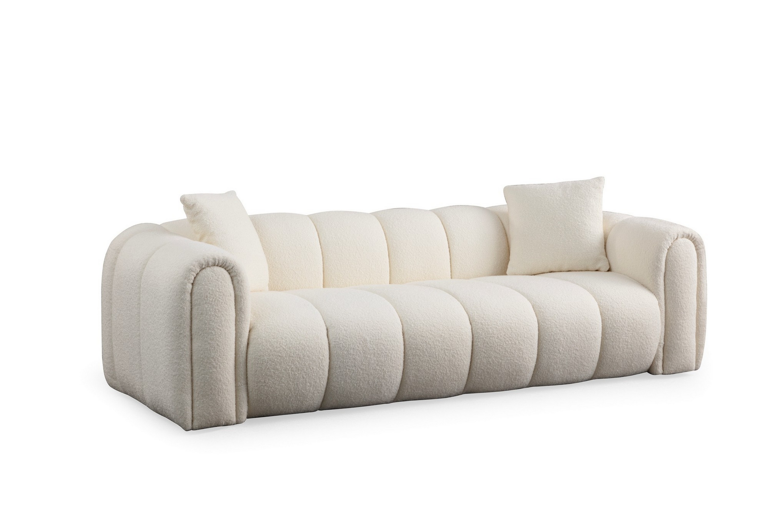 Puffin 3-personers Sofa Hvid - Møbler | Trademax