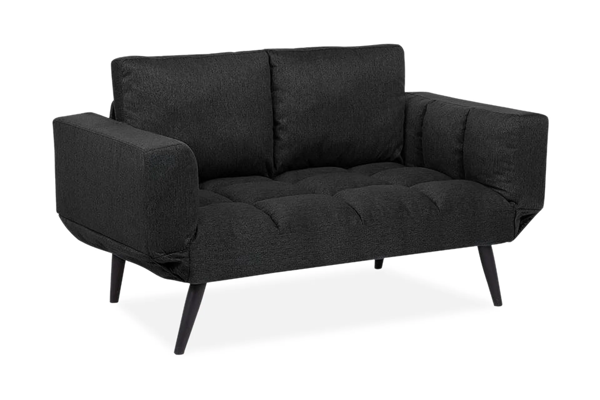 Brekke sovesofa 150 cm Sort - Møbler | Trademax