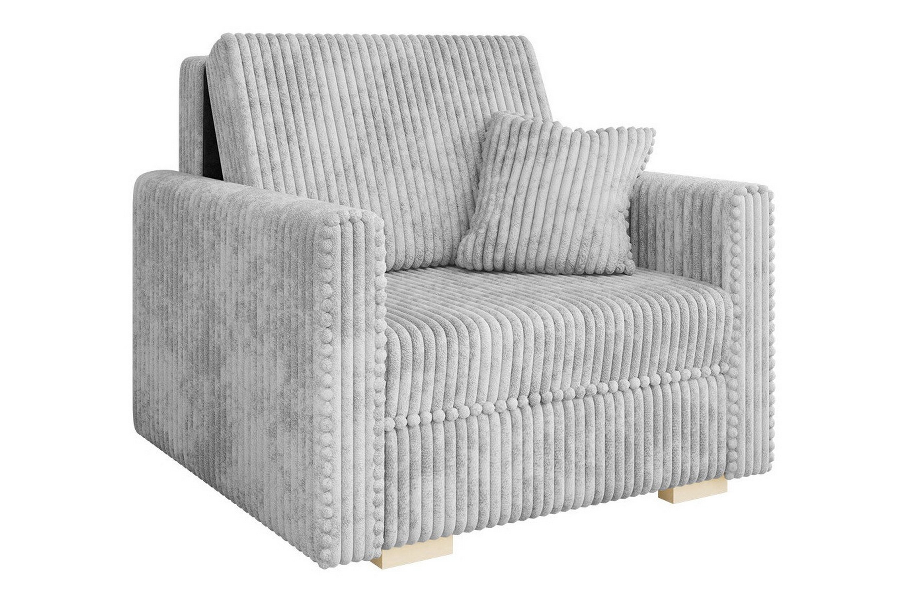 Denegal Lænestol Lysegrå - Møbler | Trademax