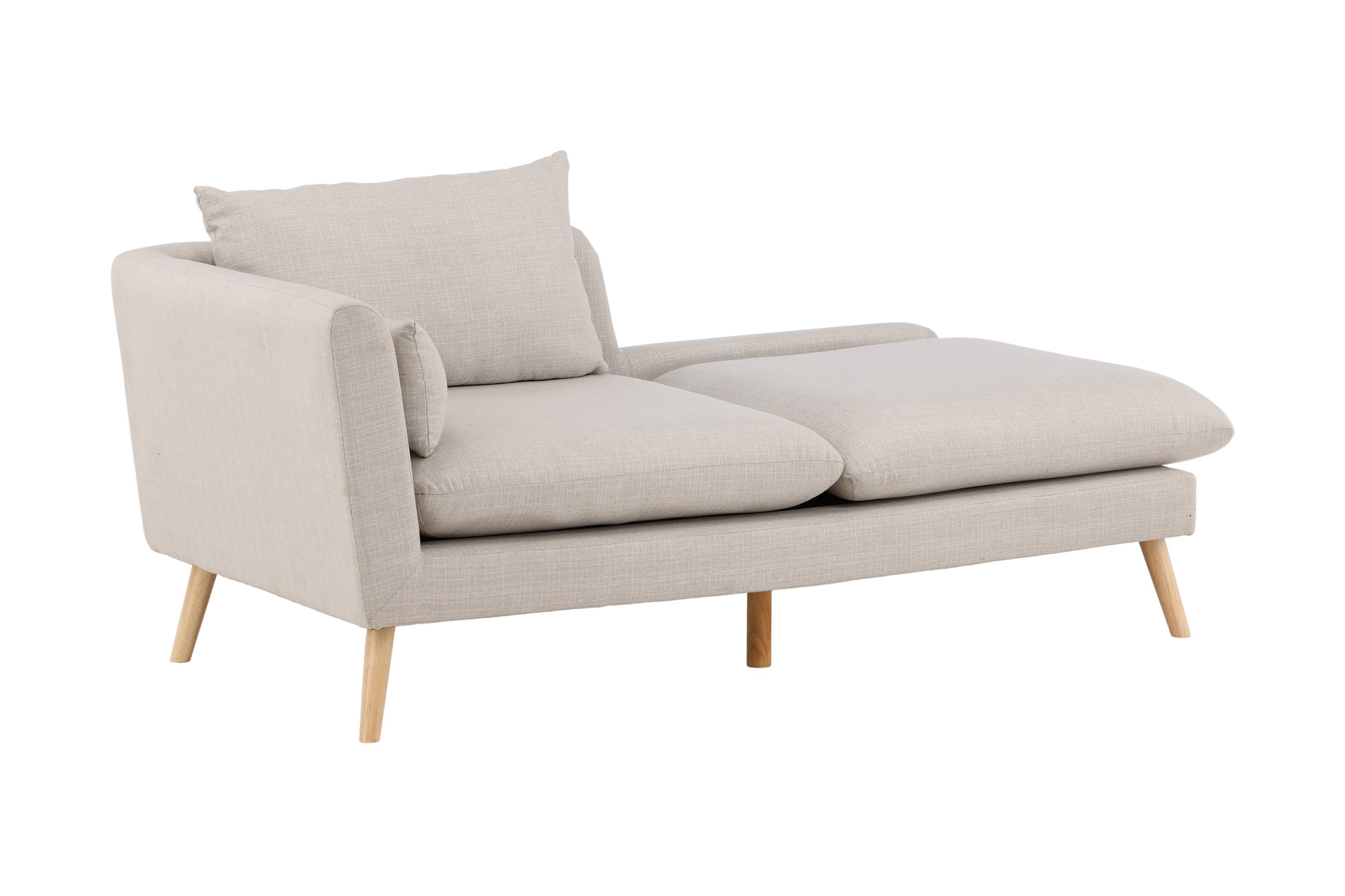 Venture Home Tacoma Chaiselong lænestol Beige - Møbler | Trademax