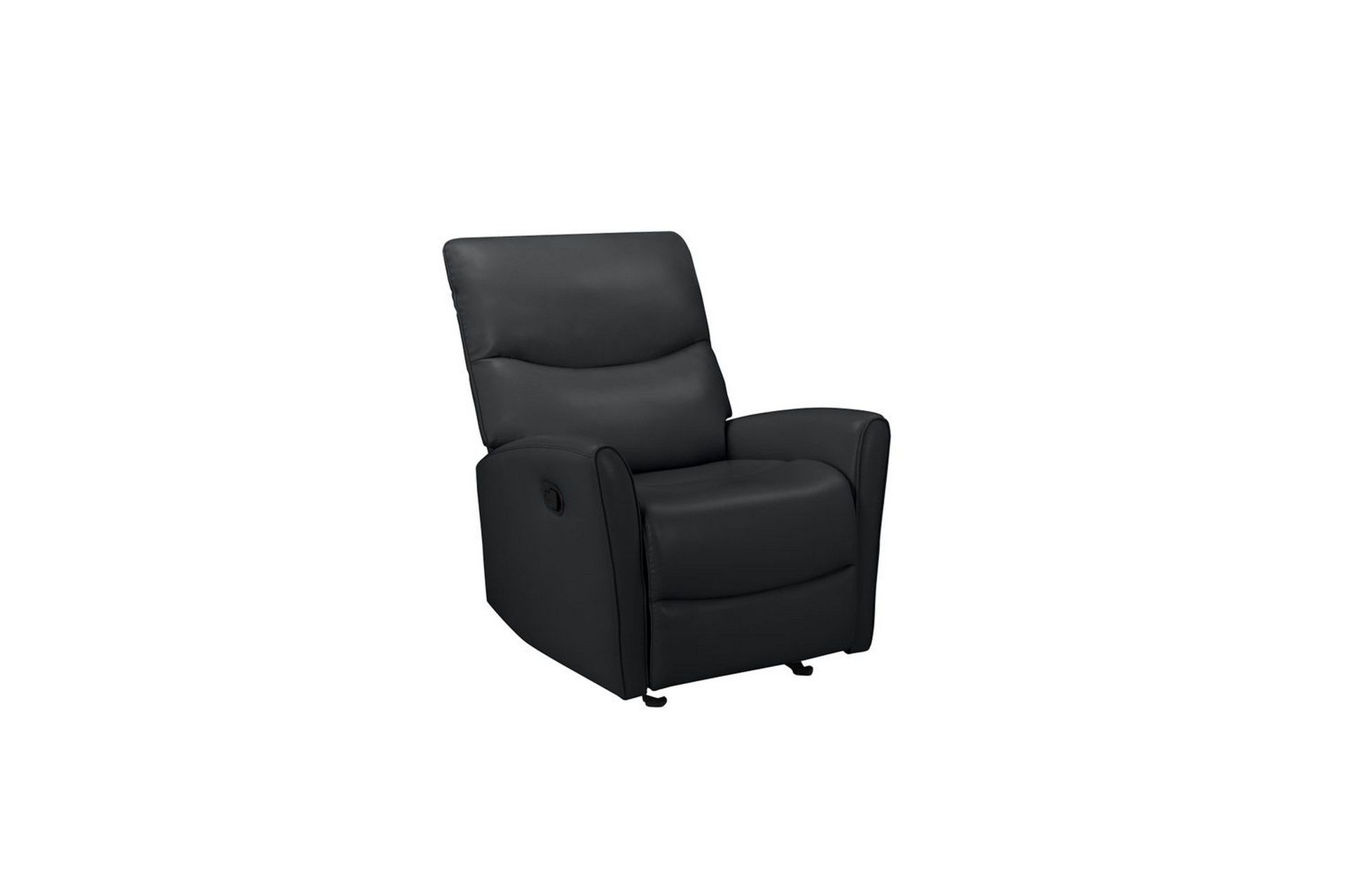 Loft24 Liggestol Chesley Sort, PU/Metal/Træ Sort, PU/Metal/Træ - Møbler ...