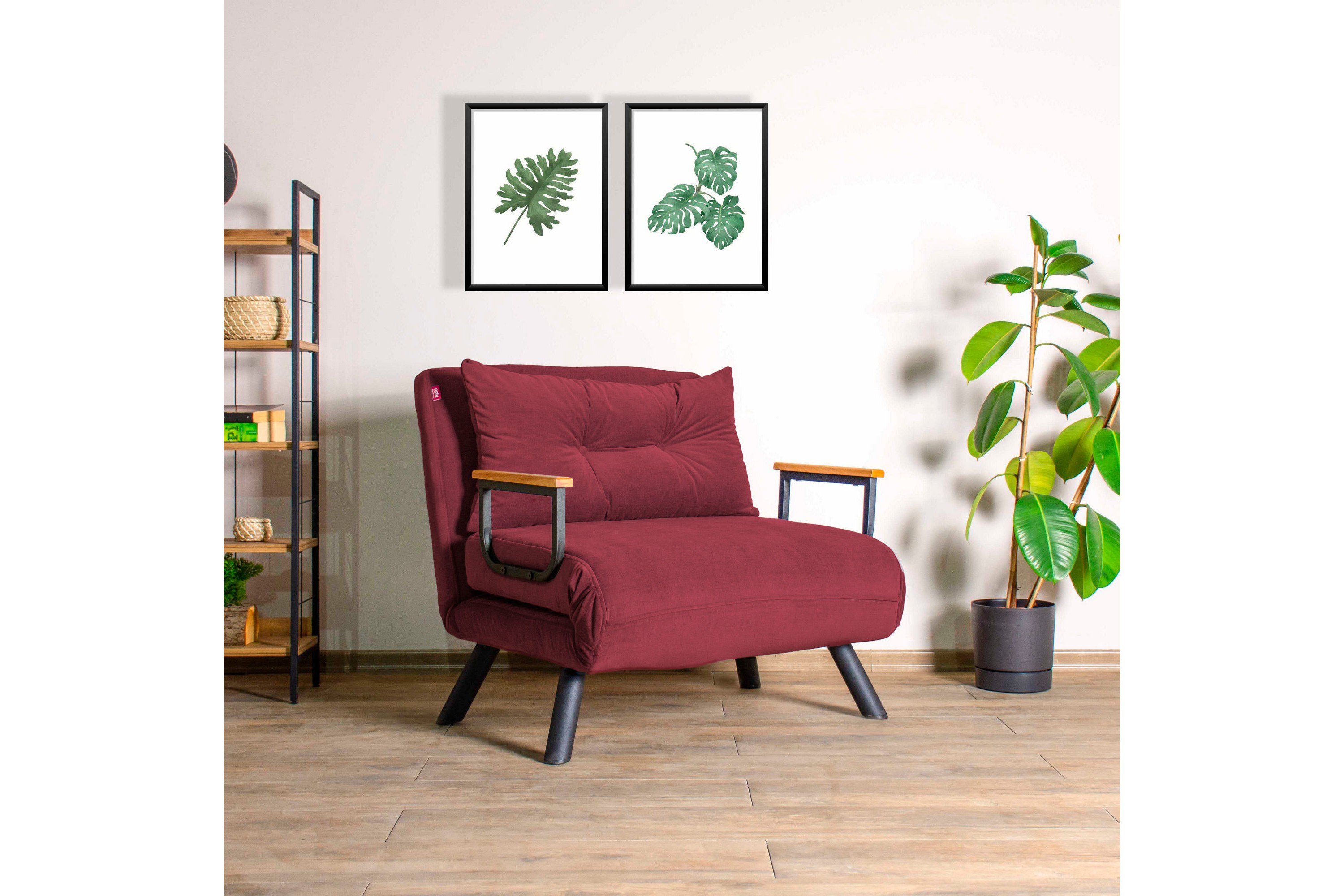 Alfredton Sovesofa 175x60 cm Rød - Møbler | Trademax