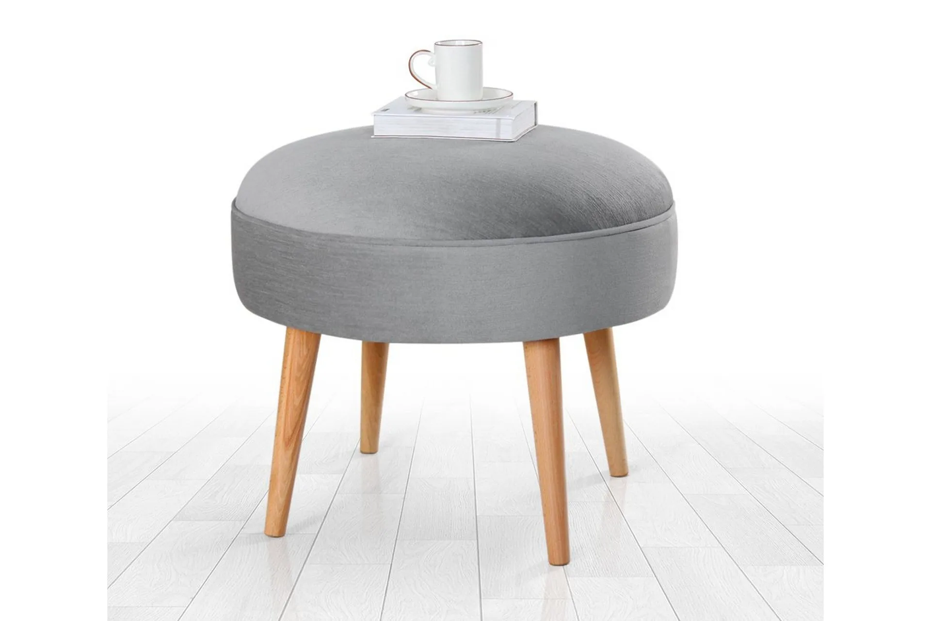 Graysen Puf 52 cm Grå - Møbler | Trademax
