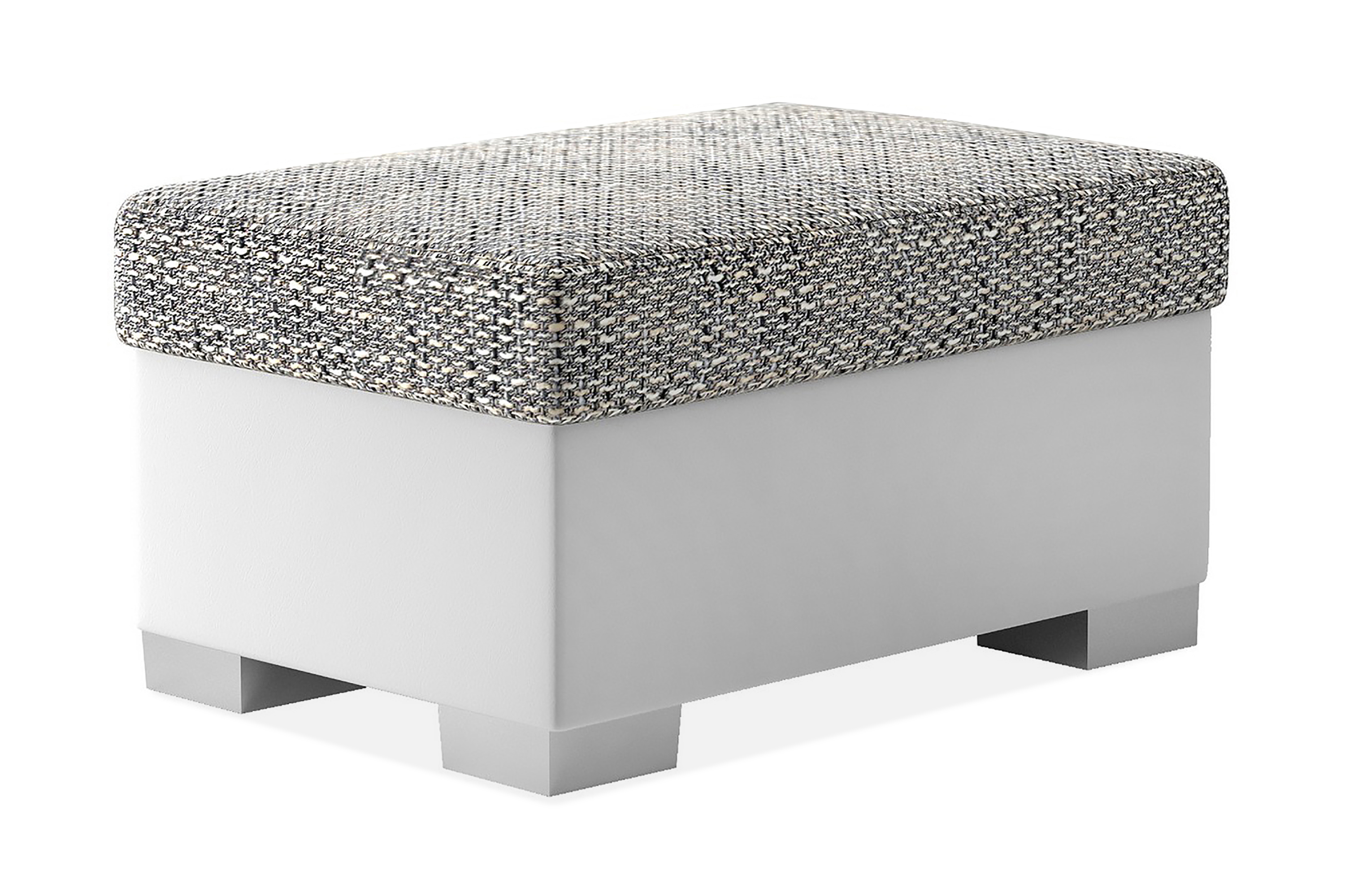 Arabejo fodskammel Grå/Hvid - Møbler | Trademax
