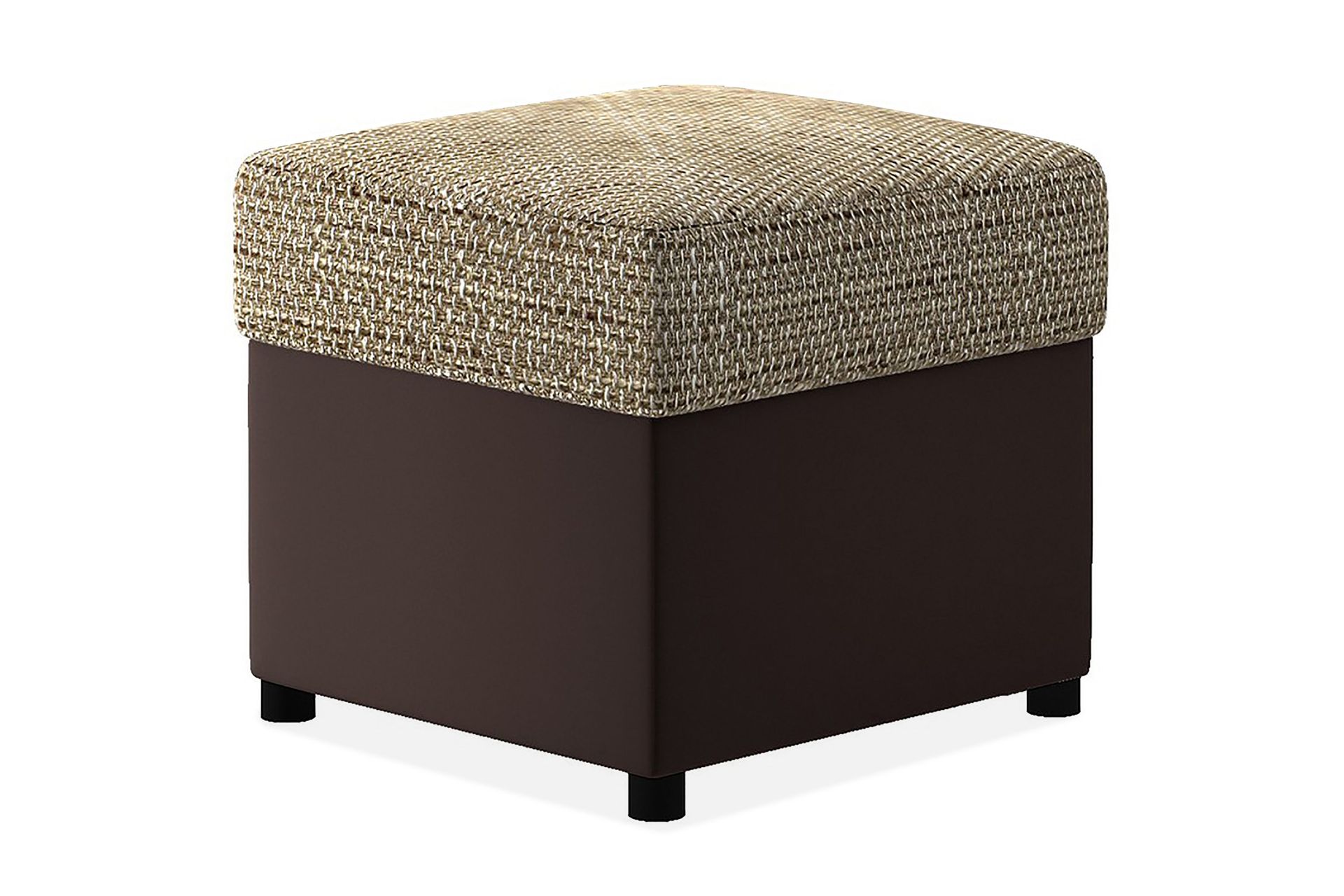 Arabisk fodskammel 45x45 cm Beige/Brun - Møbler | Trademax