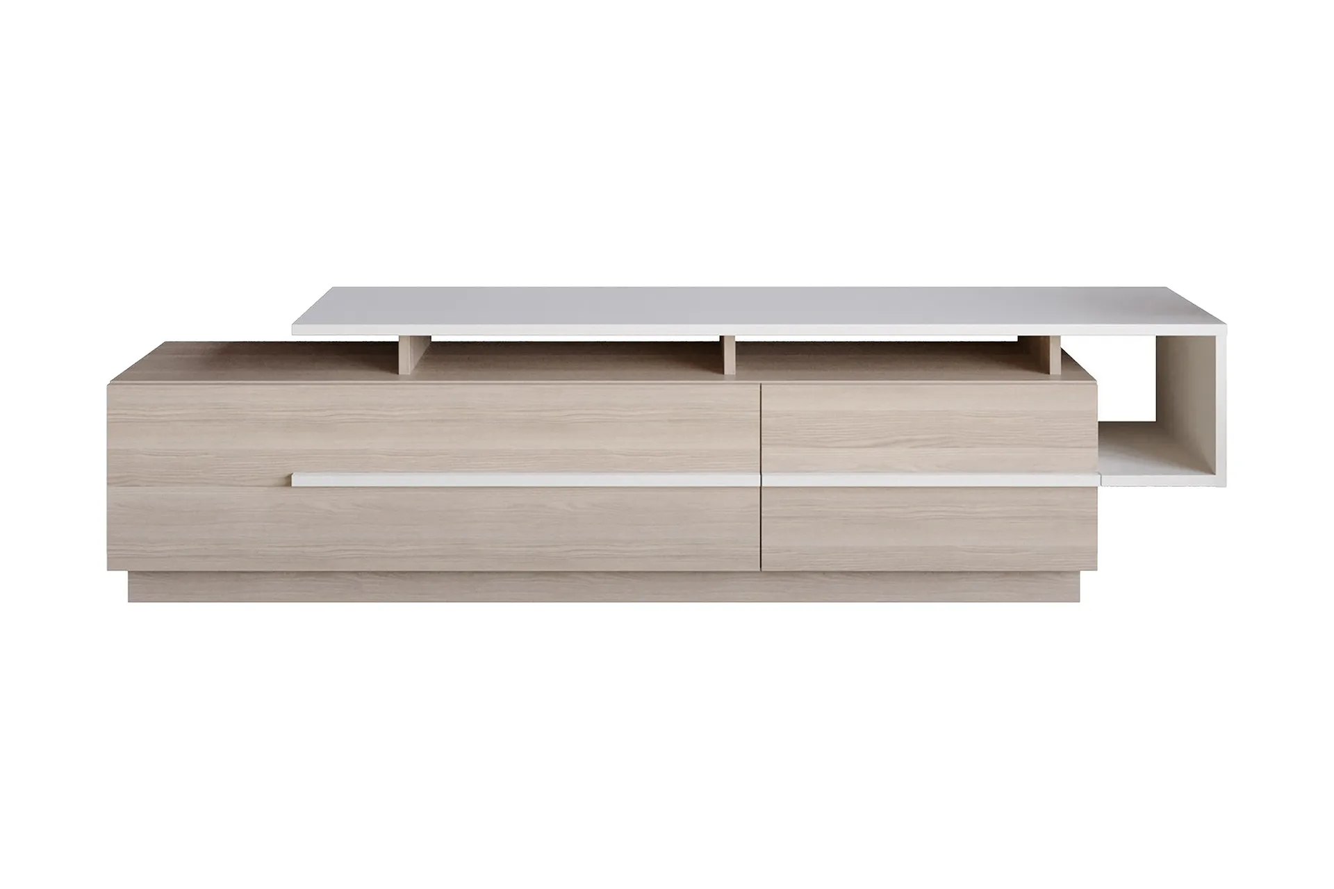 Campora TV-Bord 150 cm Natur/hvid - Møbler | Trademax