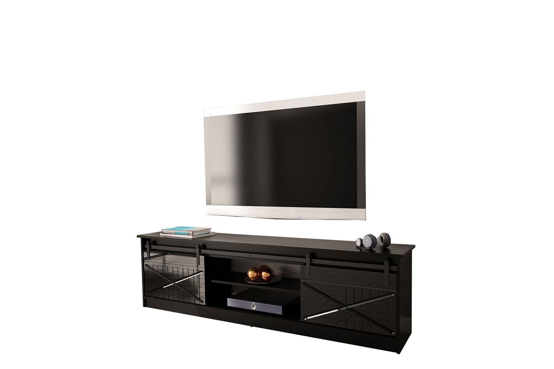 TV-Bord Sort - Møbler | Trademax