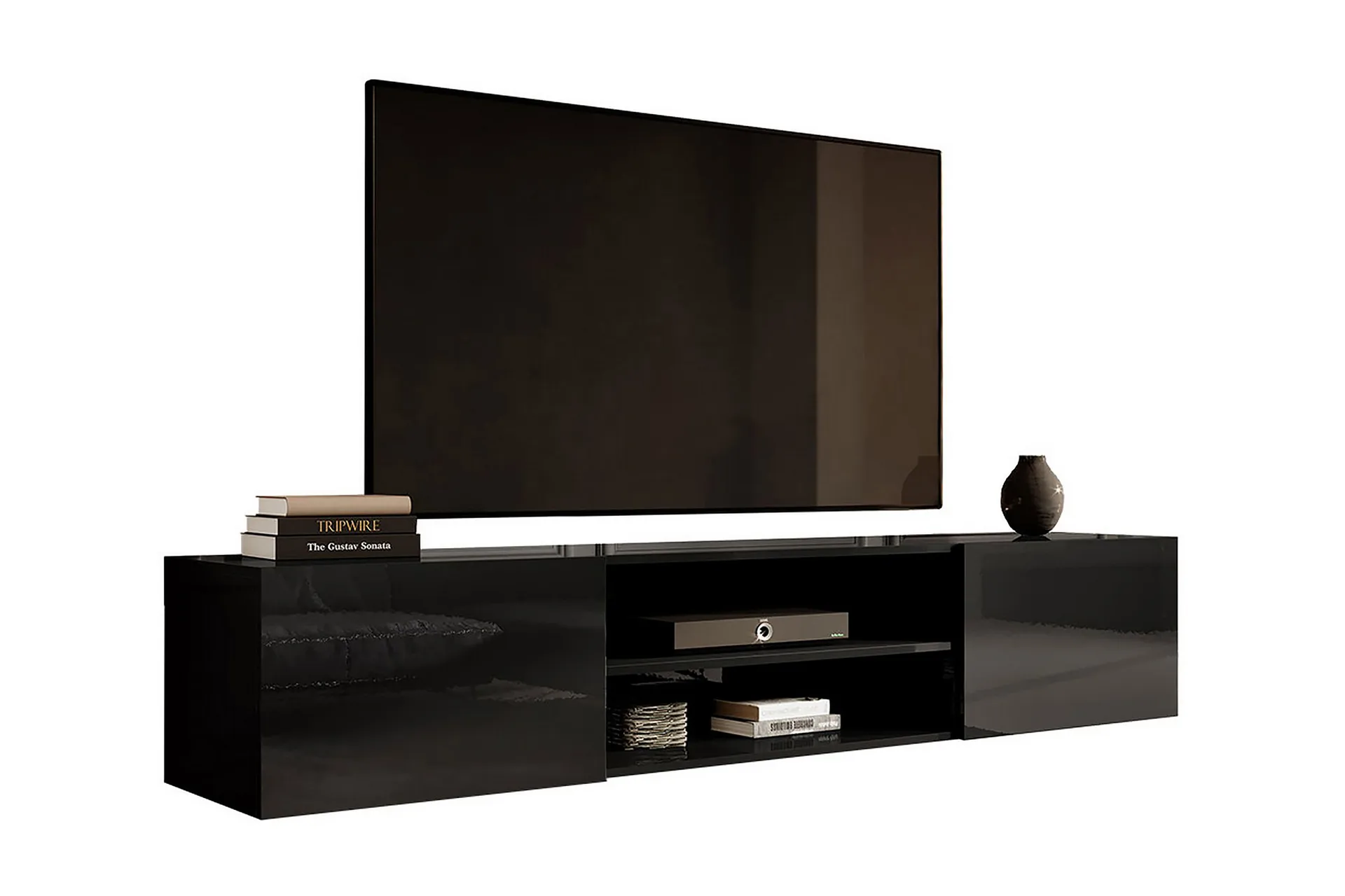TV-Bord Sort - Møbler | Trademax