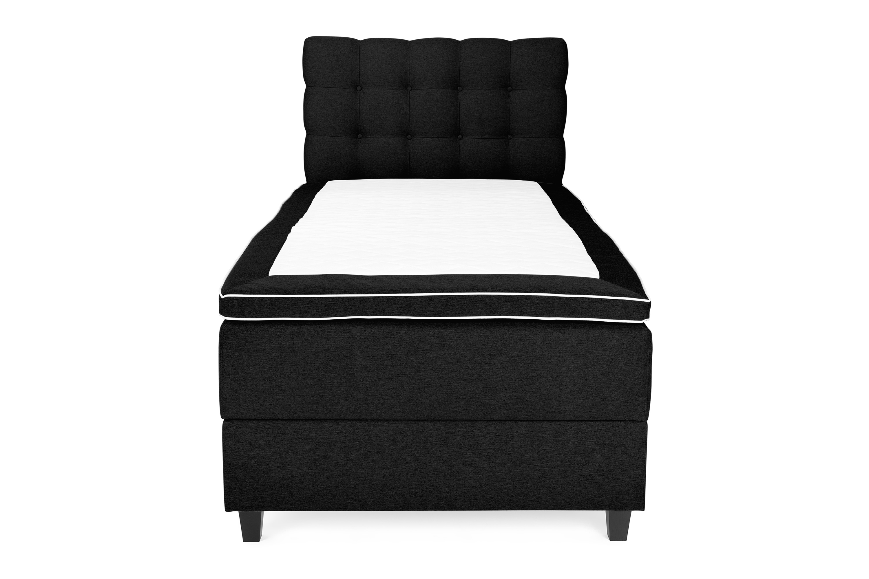 Berg & Strand Royal Box Bed Komplet Sengepakke 105x200 Sort - Møbler | Trademax