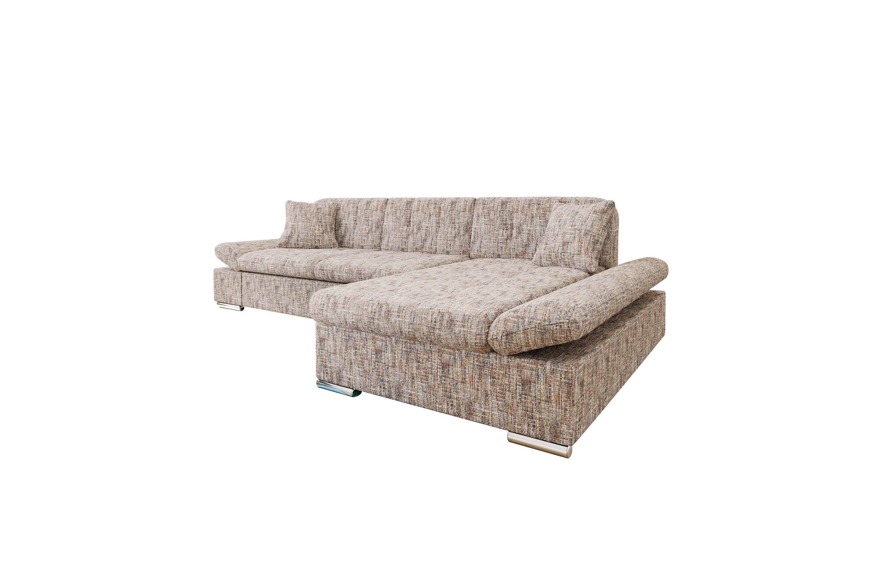 Vananda Sofa med Divan 3-seter Flerfarvet/Beige - Møbler | Trademax