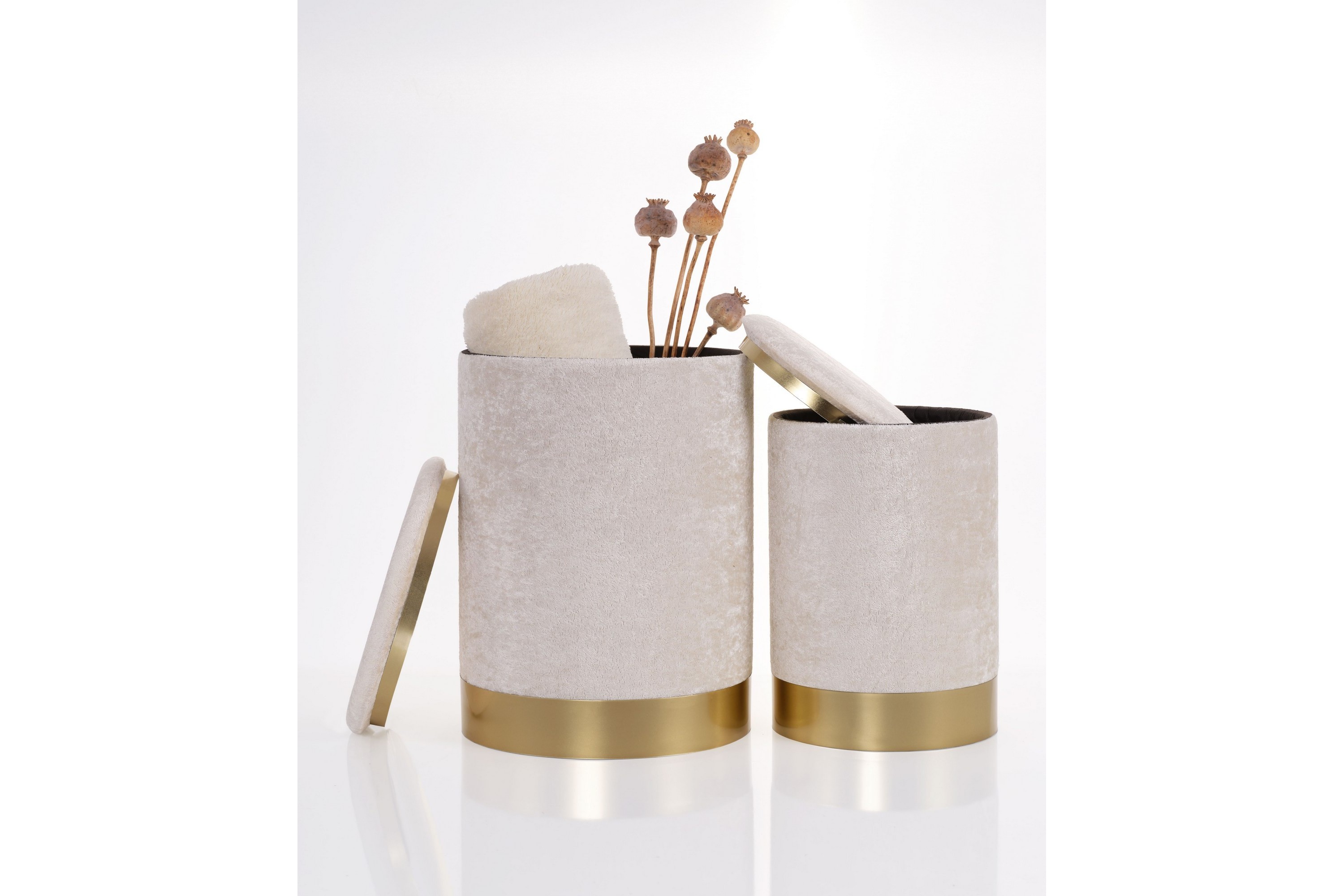 Angola Siddepuf Cream - Møbler | Trademax